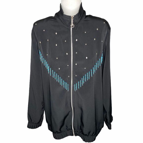 Silver Threads | Jackets & Coats | Vintage Silver Threads Western Boho ...